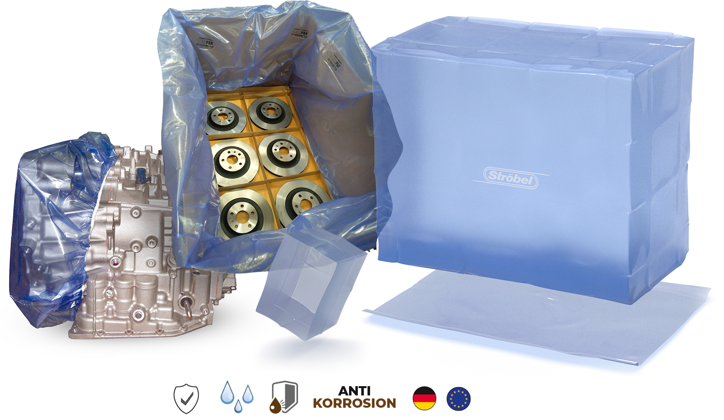 VCI-Line HAUBEN & EINSÄTZE - Verpackungen direkt vom Hersteller