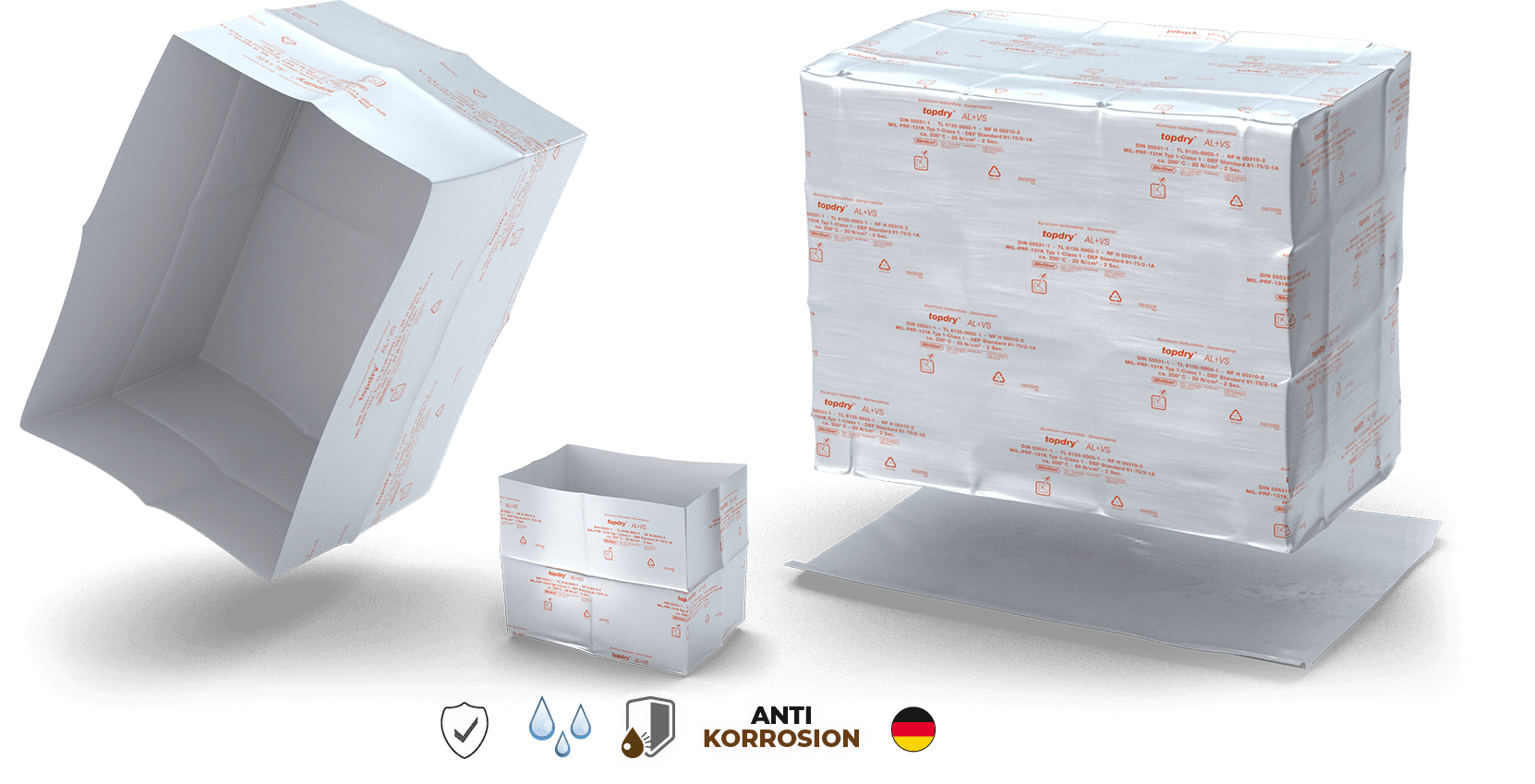 ALU-Line HAUBEN & EINSÄTZE - Verpackungen direkt vom Hersteller